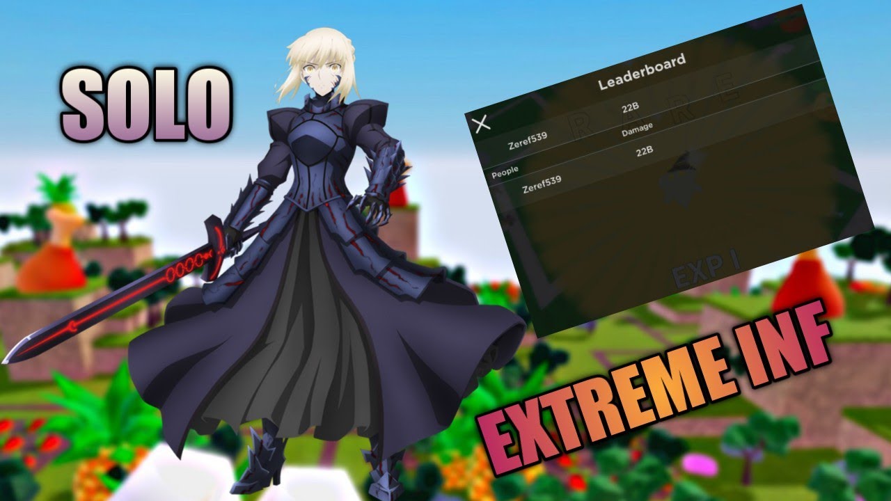 Extreme Inf With Saber Alter Only In All Star Tower Defense | ASTD ...