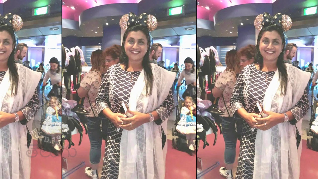 Actress Roja Selvamani Family In Disneyland Photos | Tollywood Updates ...