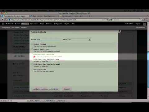 71. How to sort view fields and fix broken sort handlers (a Drupal how-to) - YouTube