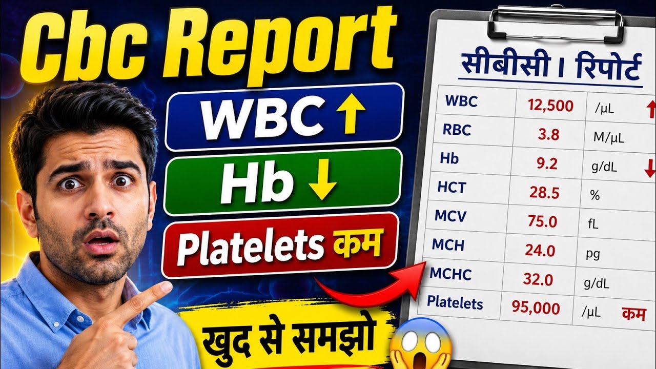 Cbc test report kaise dekhe | Hb, WBC, Platelet समझे | cbc report hindi ...
