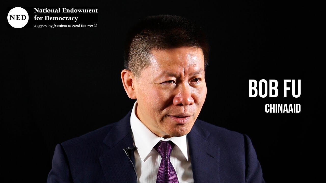 Bob Fu, Founder and President of ChinaAid | 2019 Democracy Award - YouTube