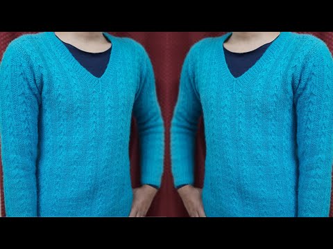 Easy Sweater Design For Men With Beautiful Patterns - YouTube