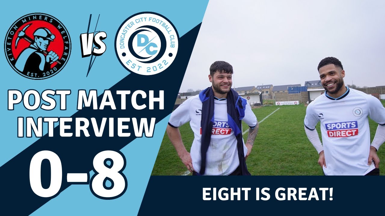 Harry Clapham and Jonny Nyantou Post Match Interview - Kiveton MWFC v ...