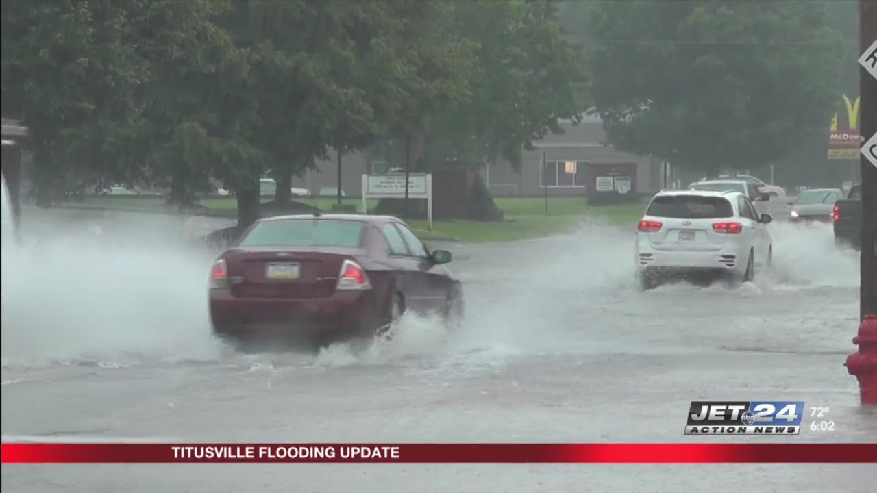 Titusville residents deal with aftermath of recent flooding - YouTube
