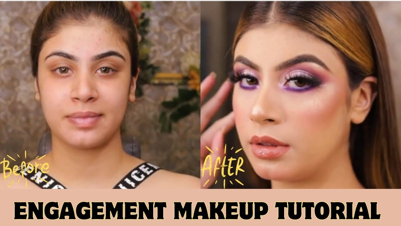 Engagement Makeup Tutorial | Engagement Makeup Look | Wedding Makeup ...
