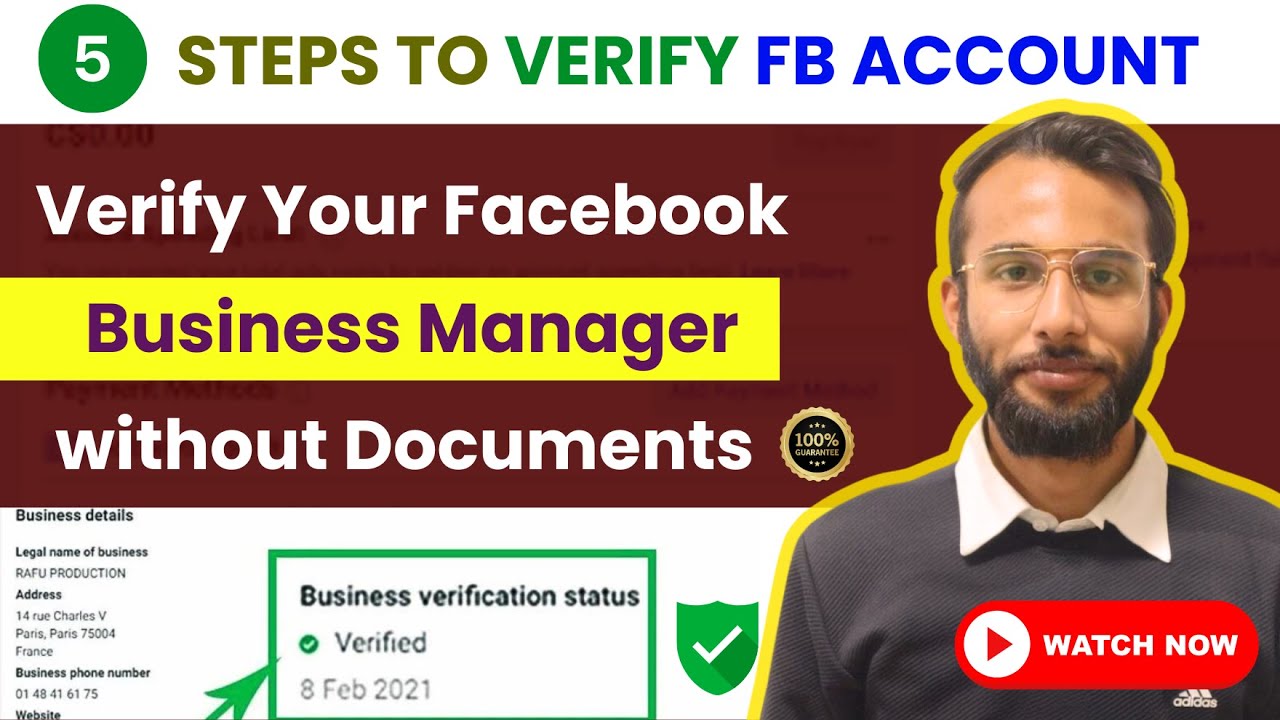 How to Verify Facebook Business Manager Account | Verify Facebook ...
