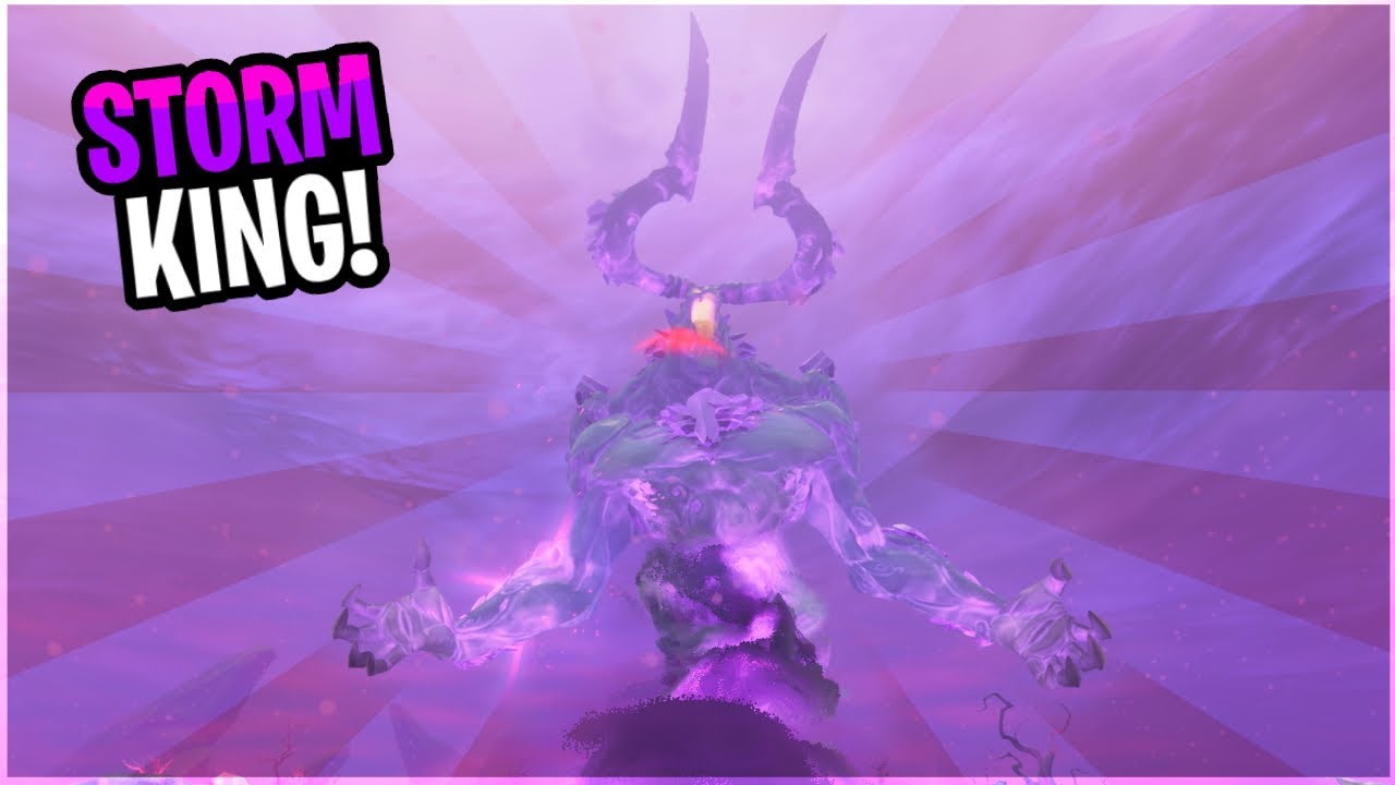 Fortnite Storm King Boss Fight.! (Save The World) - YouTube