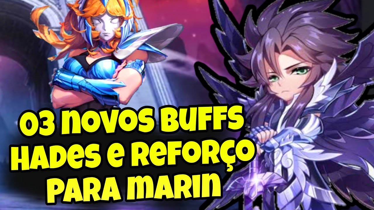 Gameplay Buff Hades e Marin - Saint Seiya Awakening - YouTube