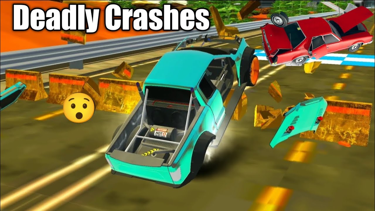 damaged in the process CAR CRASH GAME Beam Drive Road Crash 3D Games #1 ...