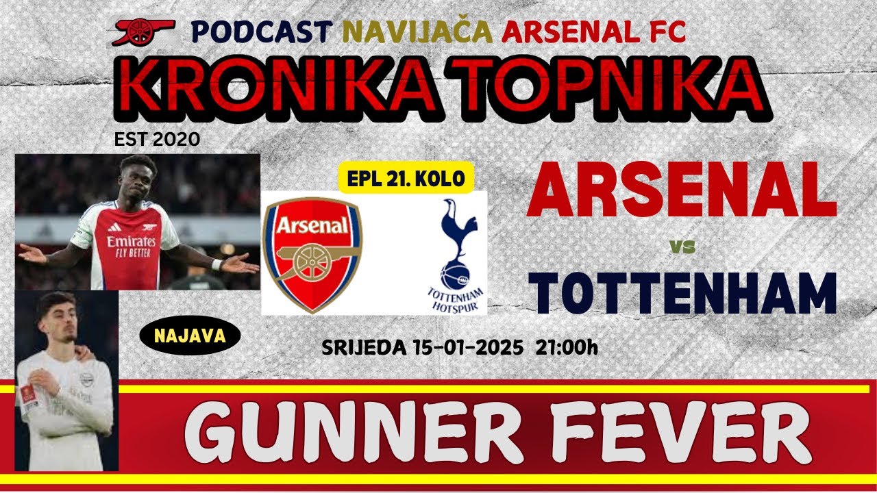 KO SE KRIO IZA SAKE? / TOTTENAM KUĆI / GUNNER FEVER Live / ARSENAL FC ...
