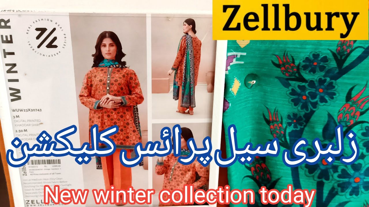 zellbury new collection 2023 sale || zellbury winter collection today ...