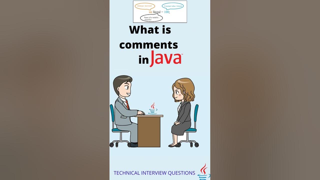 What is Literal and identifier in Java | What are comments in java | Most asked Interview ...