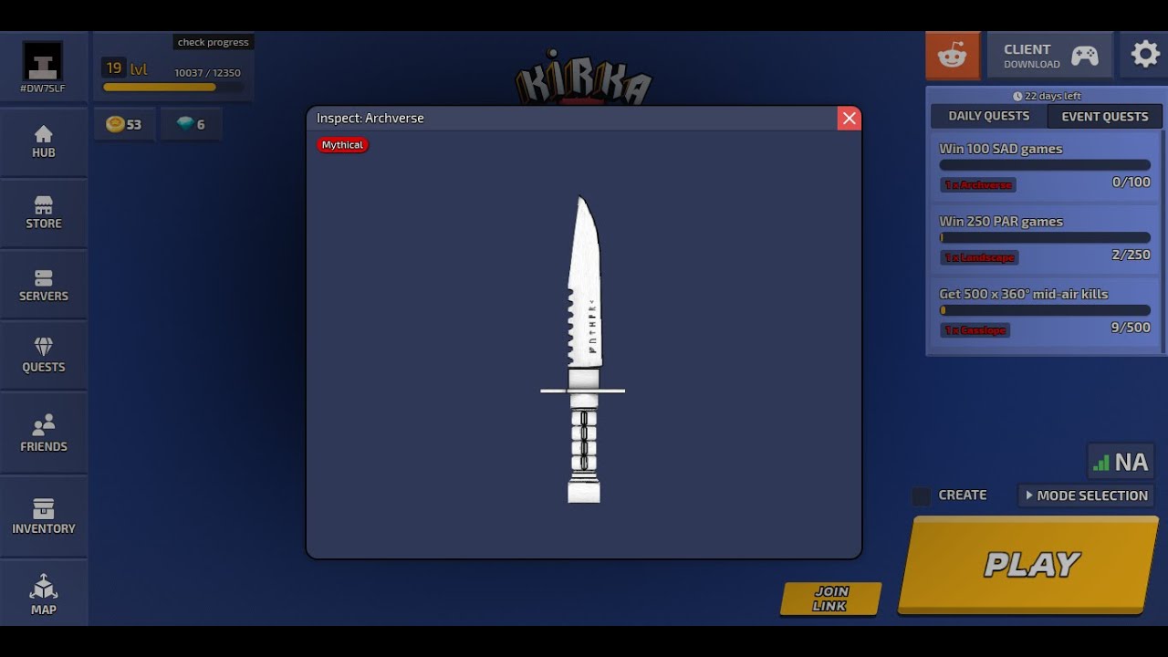 kirka.io - best even quest skins - YouTube