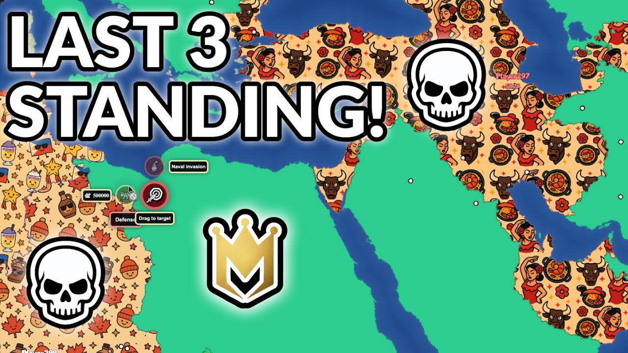 3-WAY WAR at the Mediterranean! | LANDS.io - YouTube