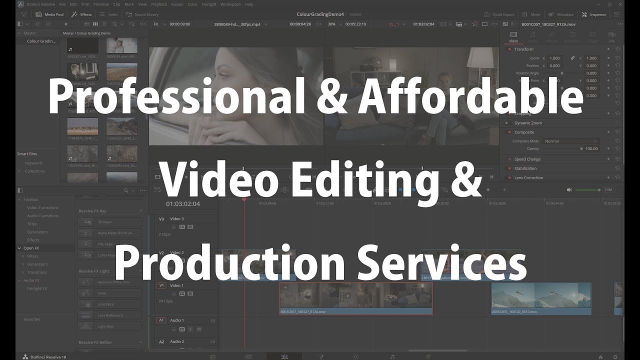 Professional Video Editing Services and Production Services for Video ...