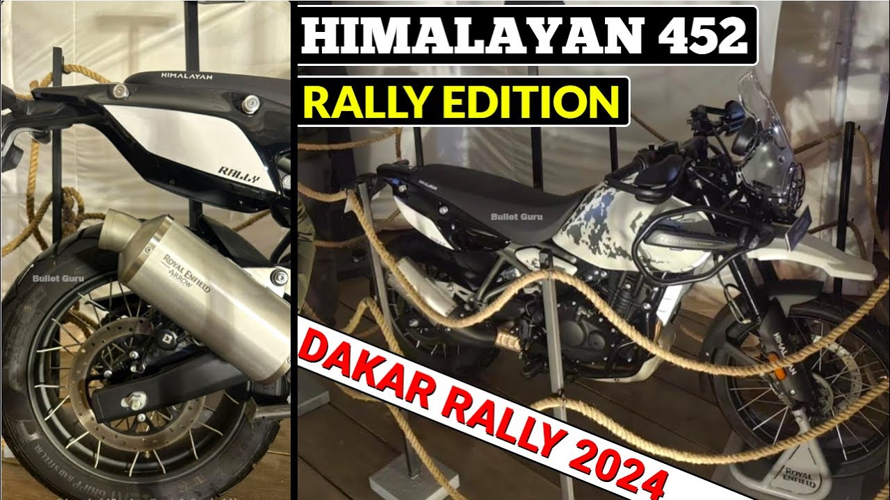 RE Himalayan 452 Rally Edition - Dakar Rally 2024 - YouTube