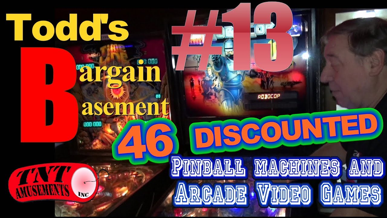 #1280 BARGAIN BASEMENT #13! 46 DISCOUNTED Arcade Video Games & Pinball ...