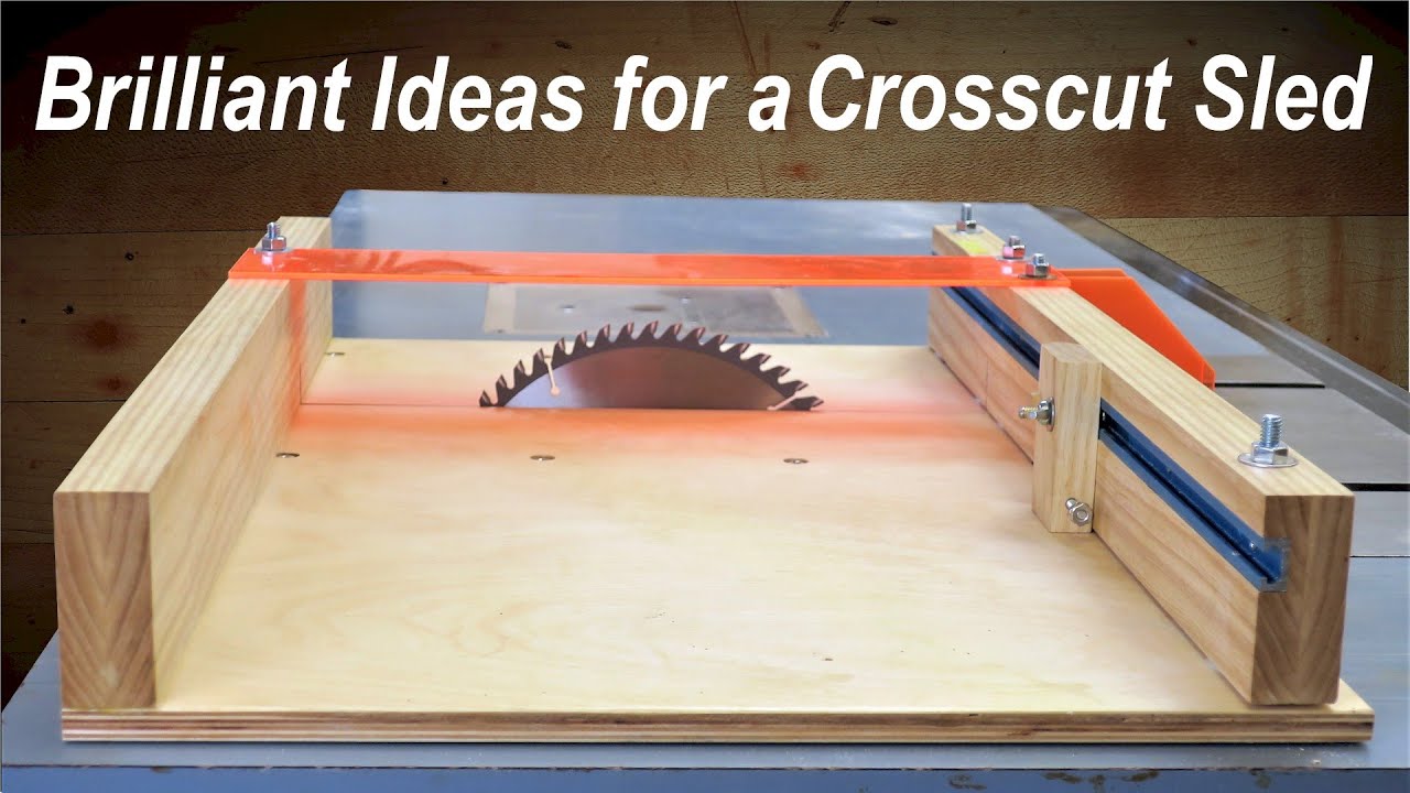 Crosscut Sled Plus - YouTube