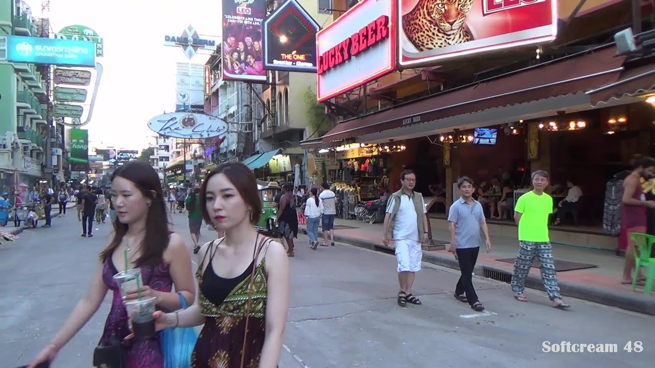 Khaosan Walking Street Bangkok Thailand Youtube