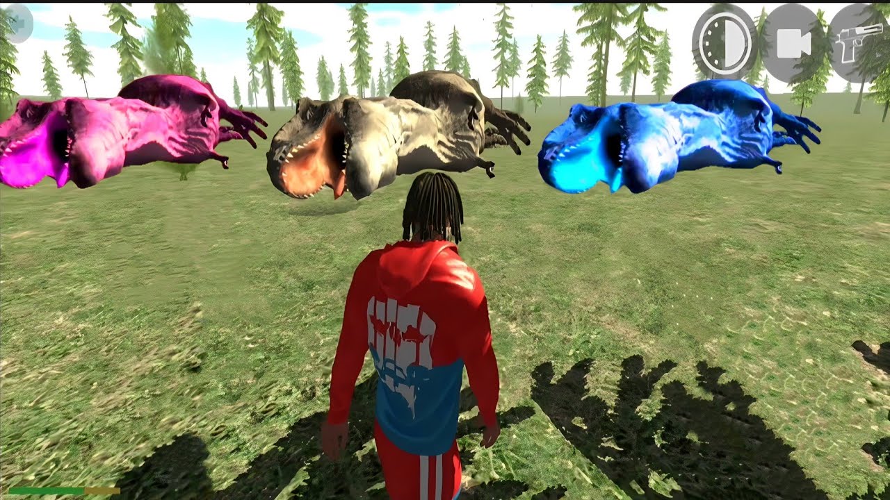 Rgb T-Rex Dinosaur in New Update in Indian Bike Driving 3D ...