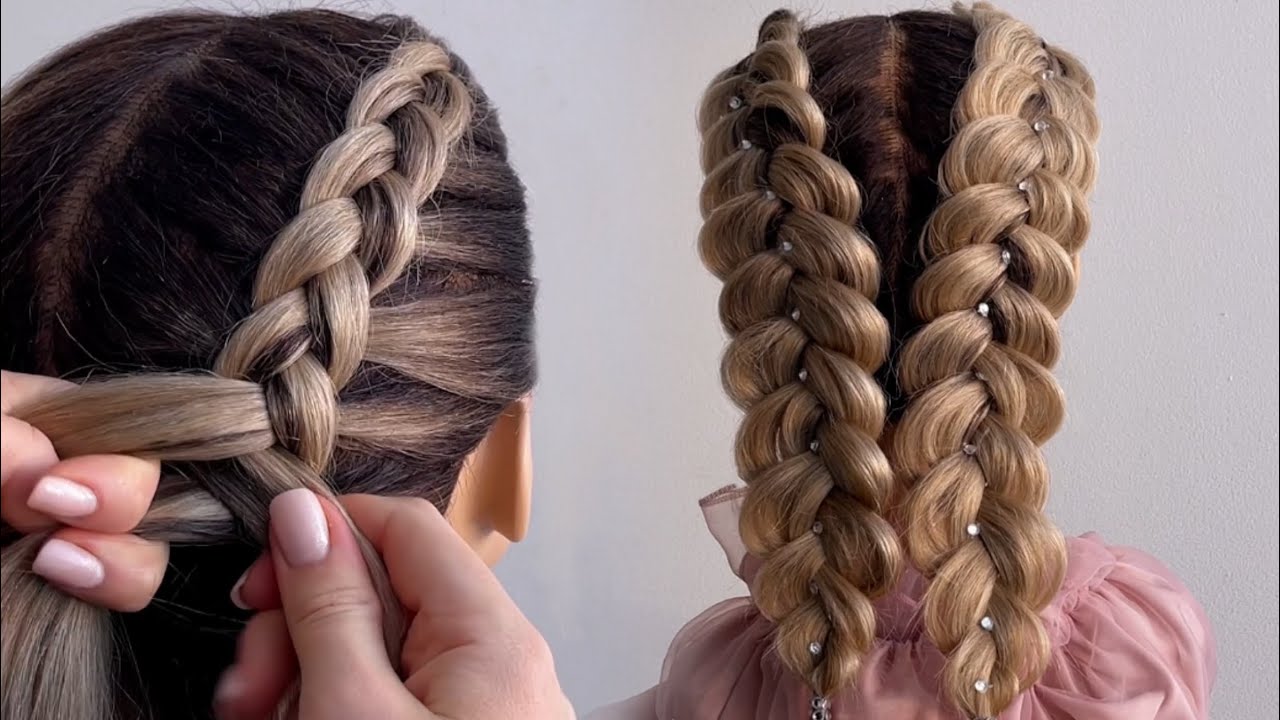 HOW TO: FRENCH BRAIDS | TUTORIAL - YouTube