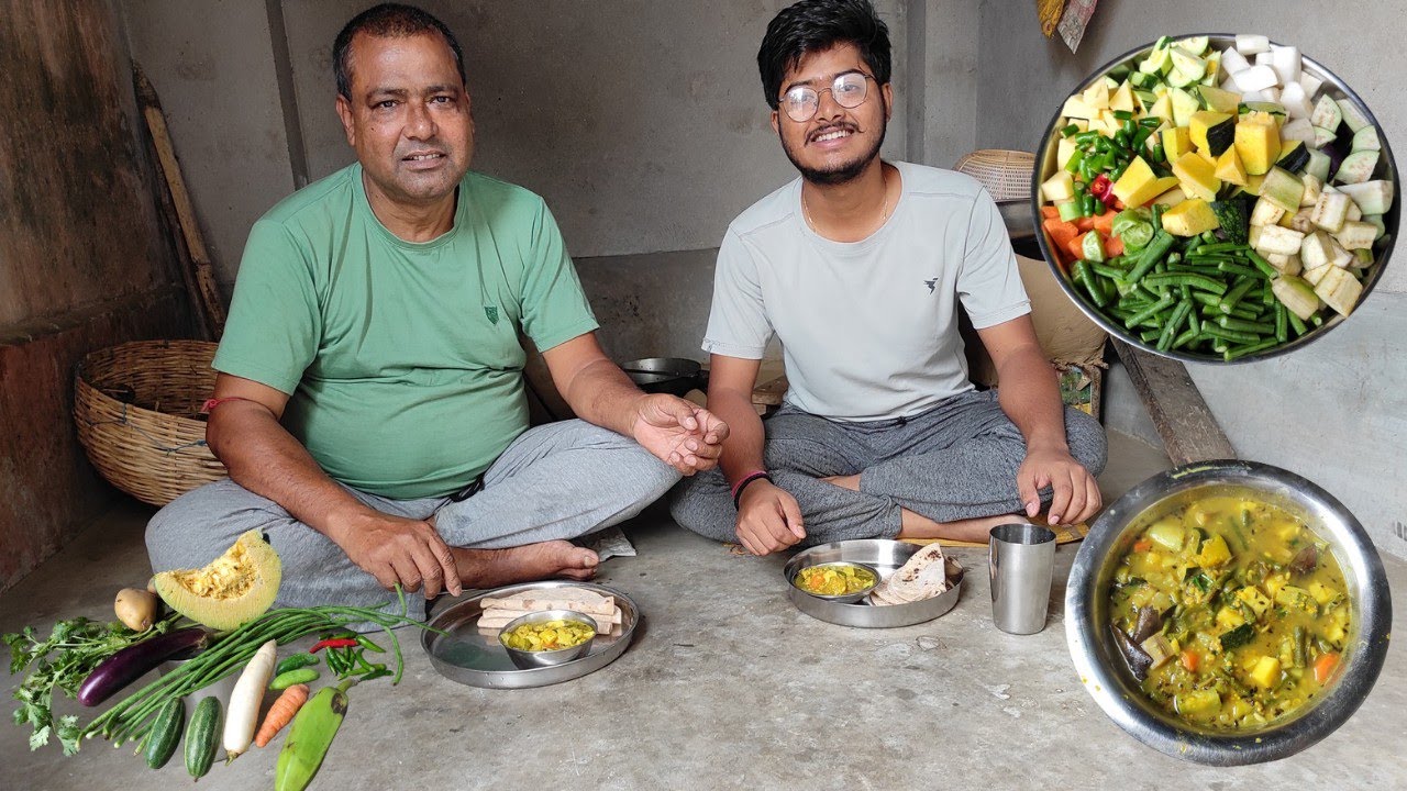 Niramisha Pachmishali Torkari || Bengali vegetables recipe || Dhaba ...