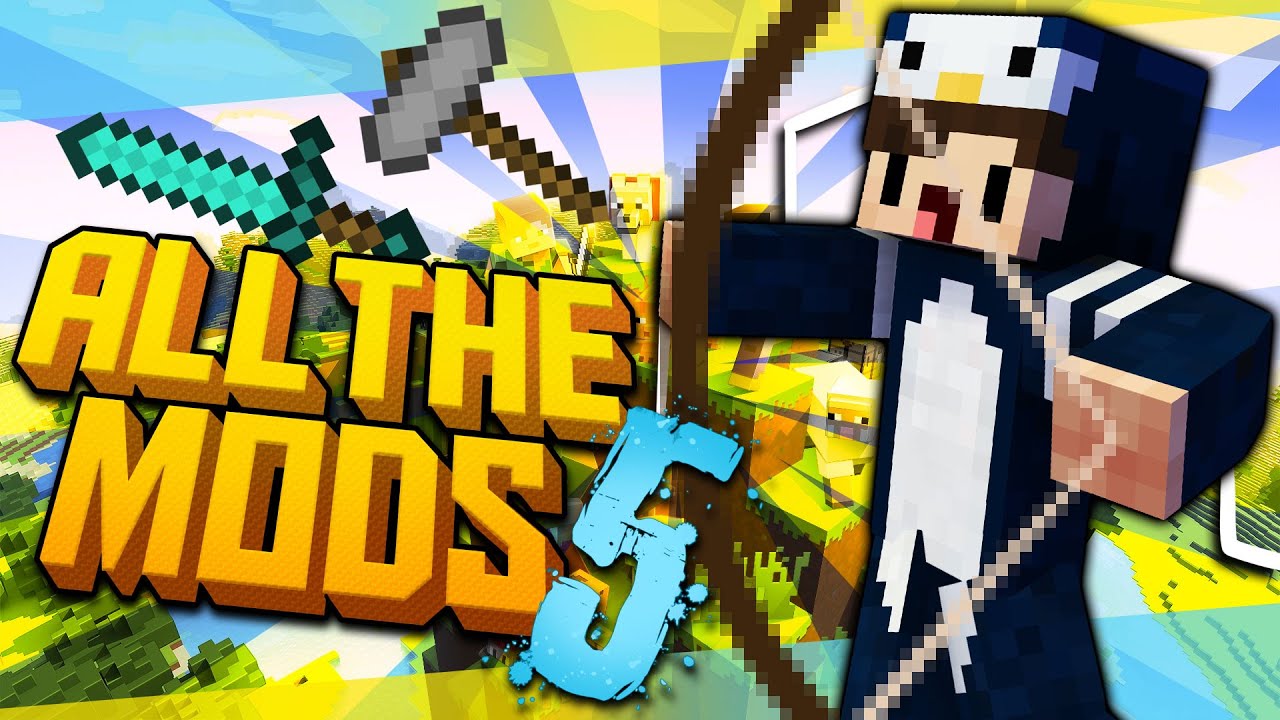 Minecraft All The Mods 5 Bow Of Weapon Projectiles 11 Modded Minecraft Youtube