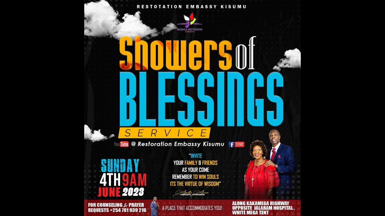 SHOWERS OF BLESSINGS SERVICE - YouTube