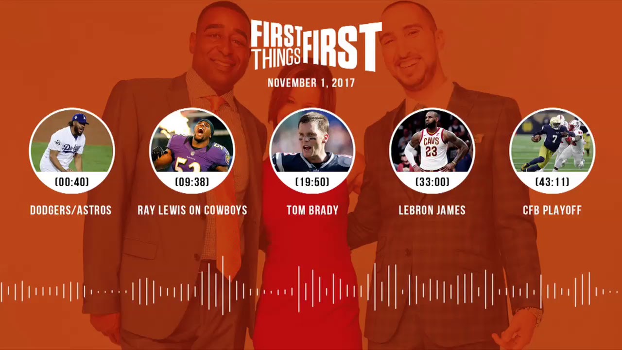 First Things First audio podcast(11.1.17)Cris Carter, Nick Wright ...