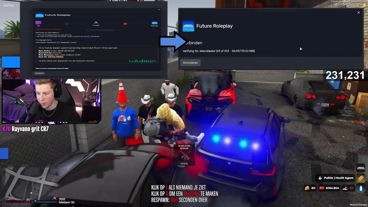 @games4real BEGREEP NIET HOE IK ME STEEDS UNBANDE VAN FUTURE ROLEPLAY ...