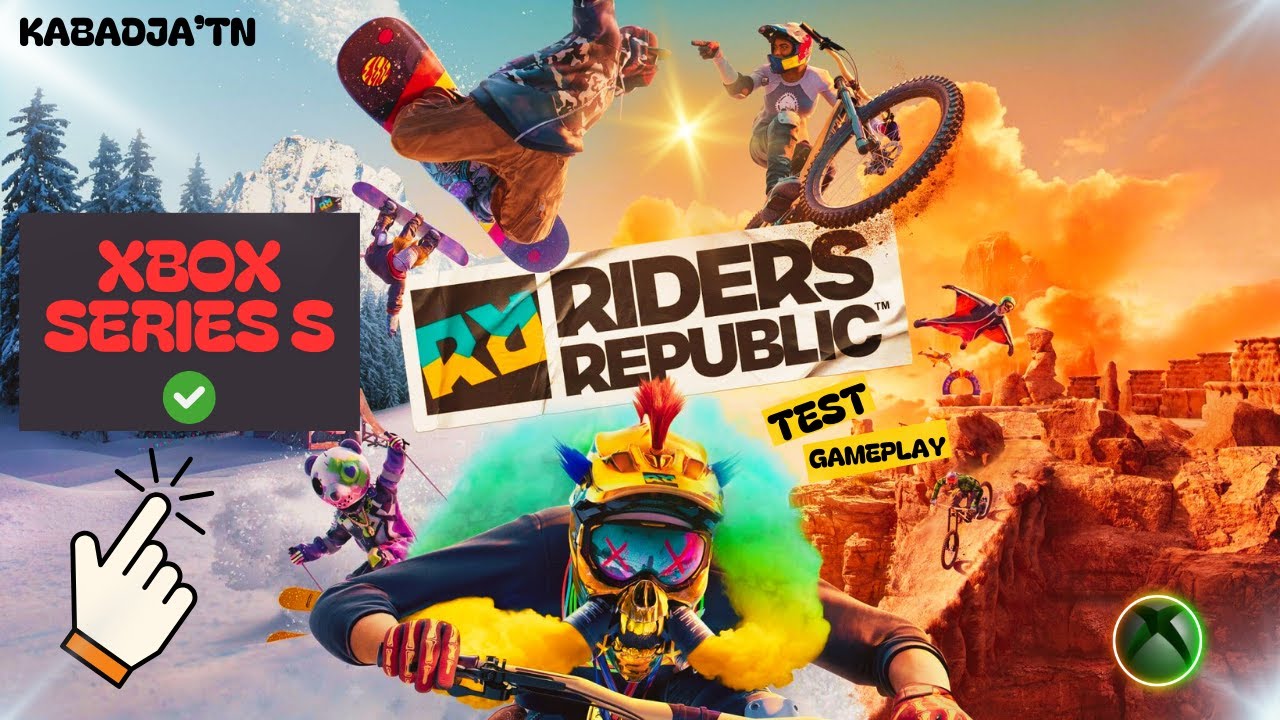 Riders Republic Xbox Series S Gameplay Test ( Game Pass ) - YouTube