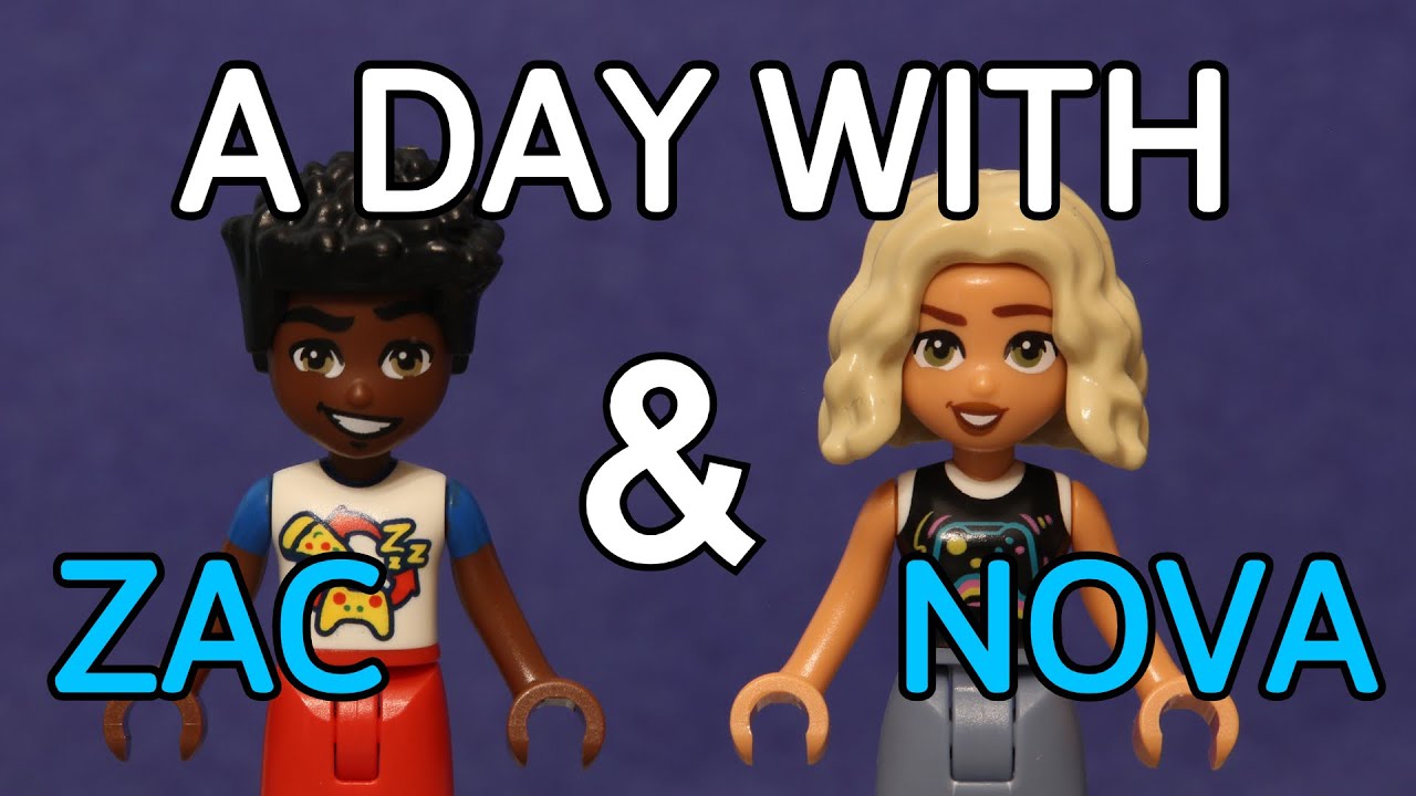Lego Friends: A day with Zac and Nova (Lego Stop Motion) - YouTube