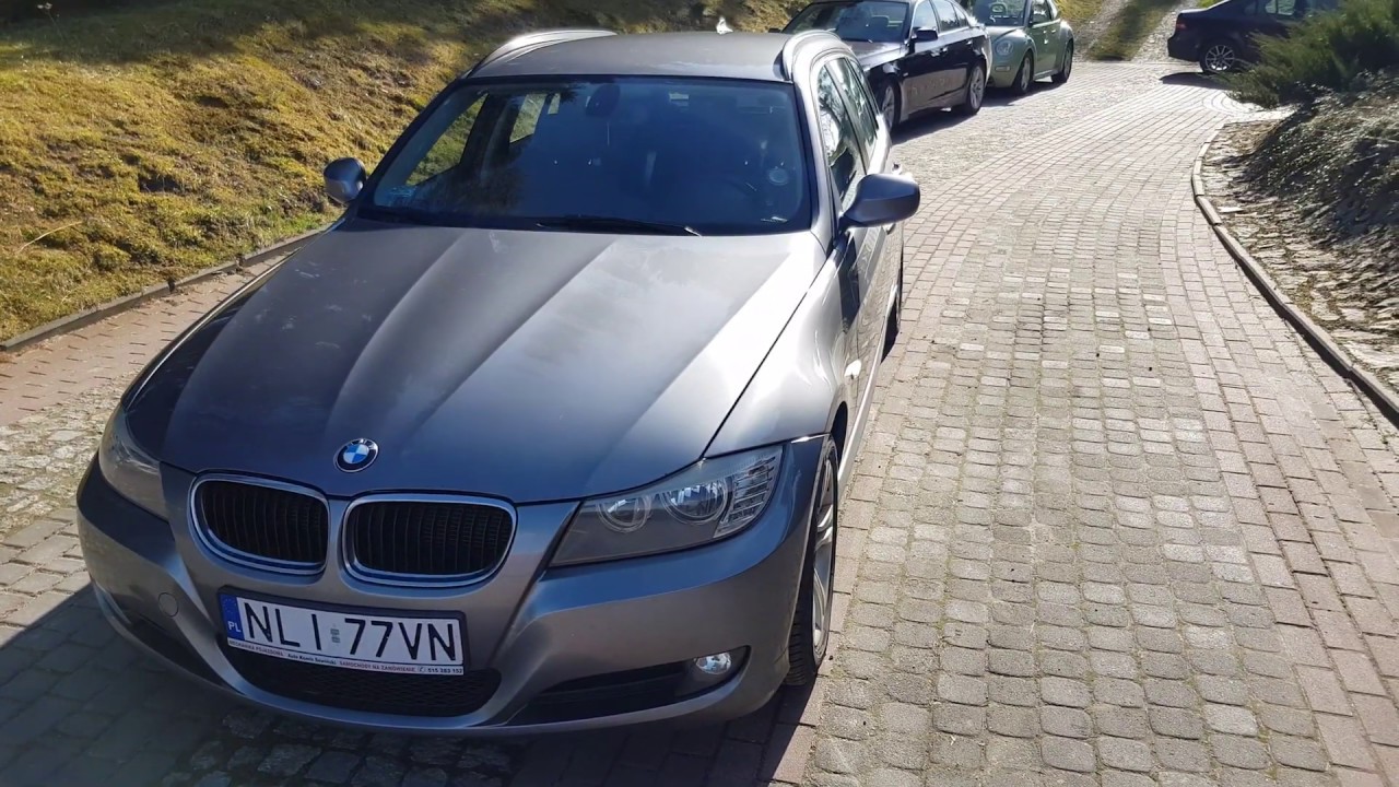 BMW E91 320D LCI 2010 touring idrive led Review - YouTube