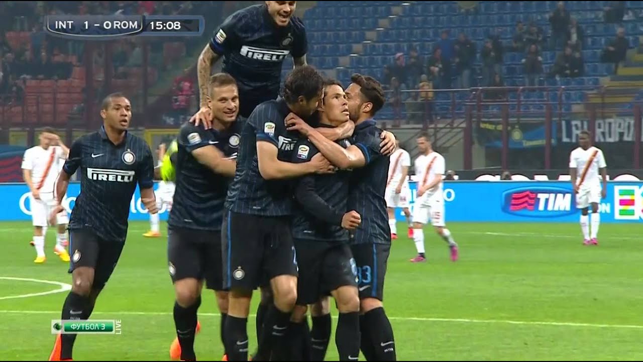 Gol di Hernanes - Inter vs. Roma (2:1) - YouTube