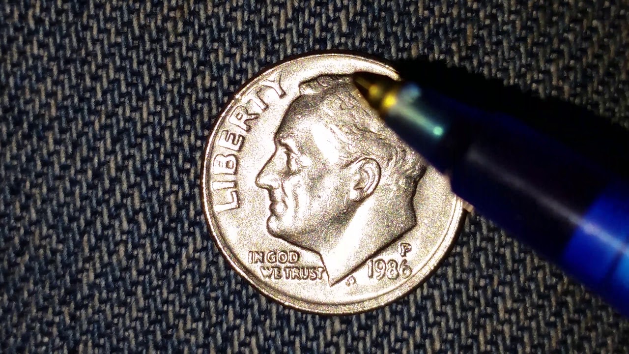 1986 P ROOSEVELT DIME - YouTube