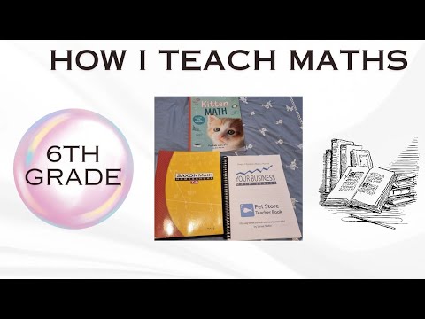 HOW I TEACH MATHS IN HOMESCHOOL IN 6TH GRADE - YouTube