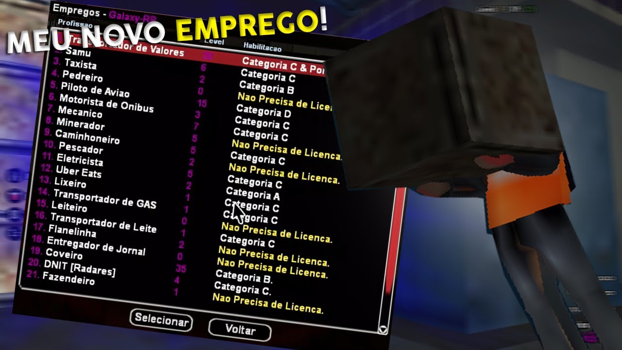 Galaxy Roleplay - TROQUEI DE EMPREGO NO GALAXY RP! Ep.02 - YouTube