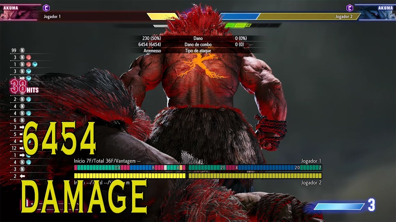 Easy raging demon full combo - Akuma Sf6 - YouTube