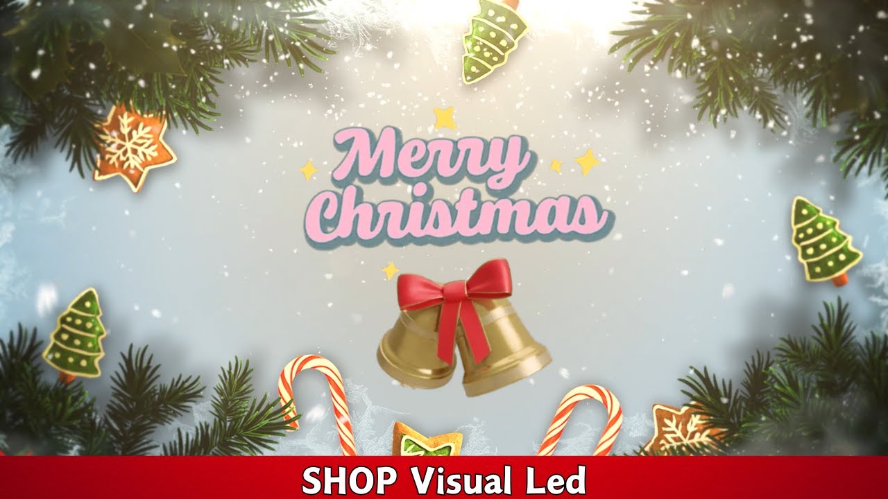 Visual Led Background Noel - Merry Christmas - Giáng Sinh | Xmas Vj ...