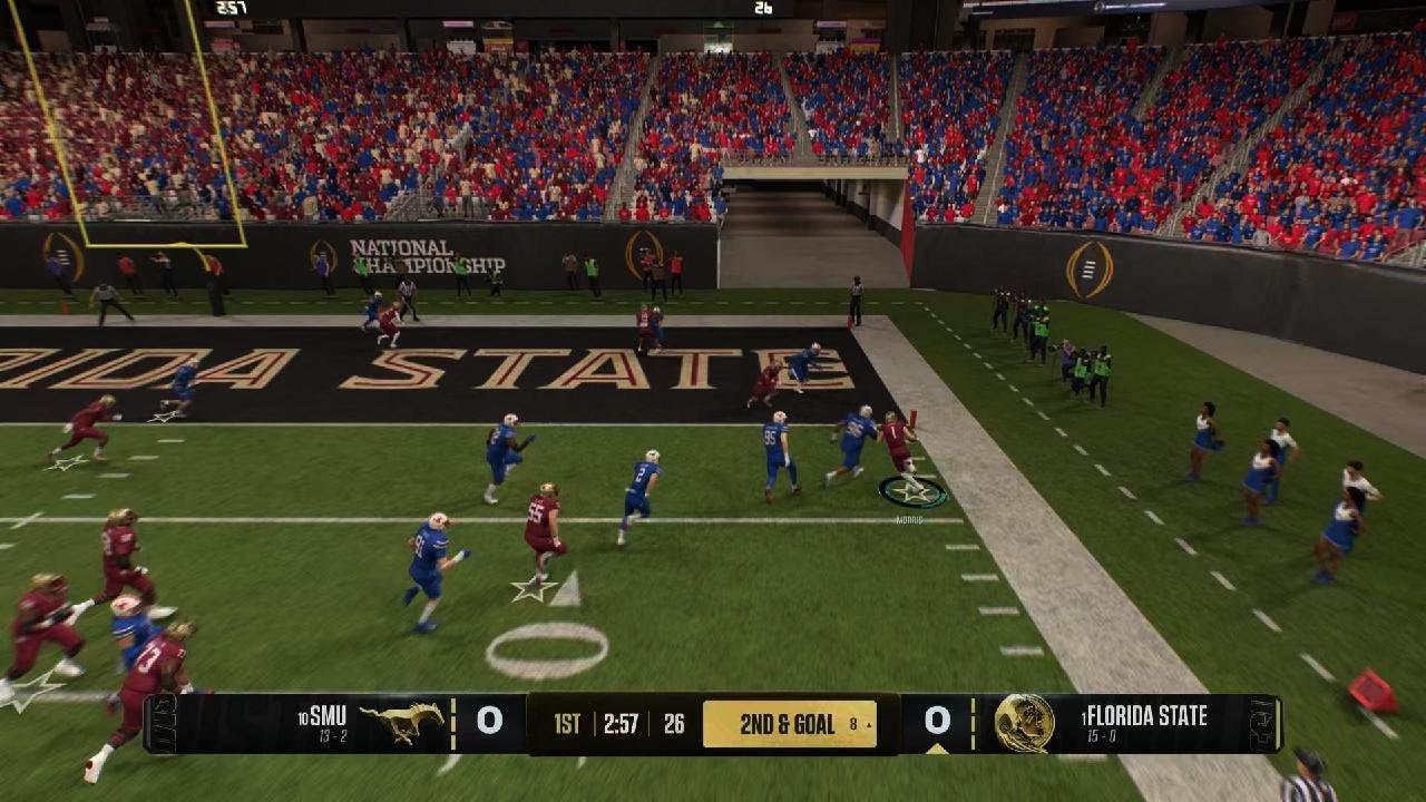 Morris capitalizes on the short field with a TD on 4th and goal vs #10 ...