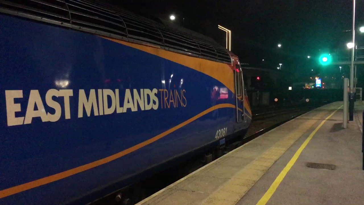 East Midlands Trains HST Power Cars 43081+43076 At Sheffield From ...