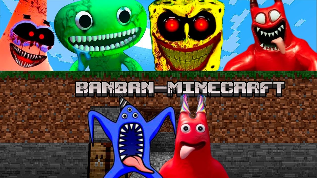 Minecraft Speedrunner NABNAB & WIKI 3 Hunters - Garten of Banban ...