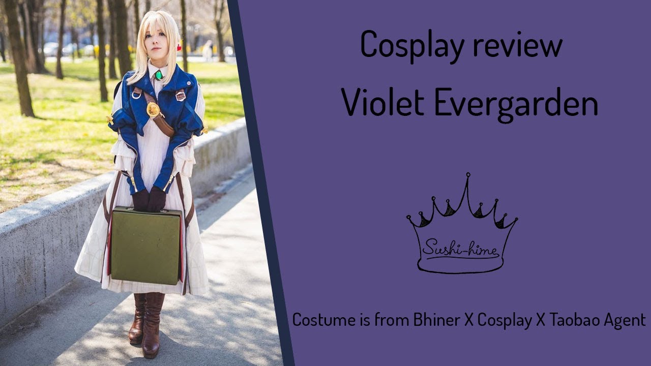 Violet Evergarden [Violet Evergarden] Bhiner cosplay review - YouTube