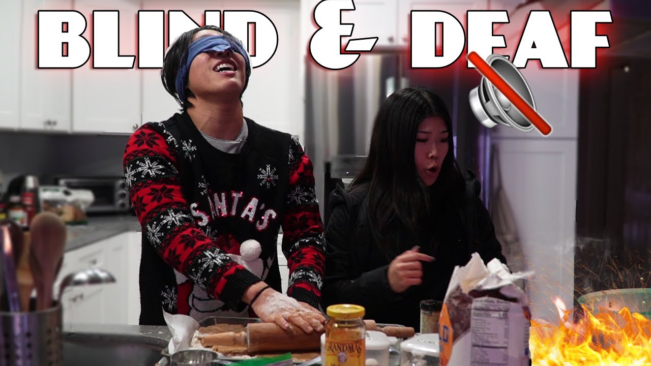 Blind and Deaf Baking Challenge! - YouTube