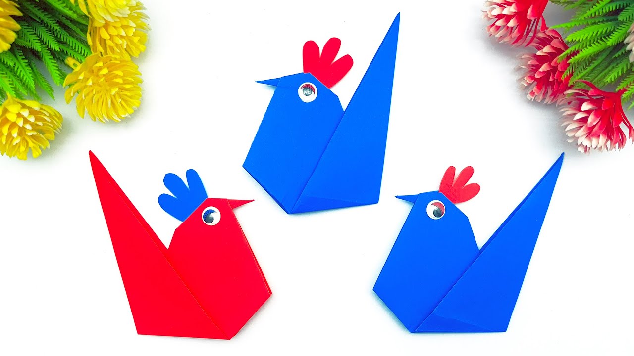 How To Make Easy Paper HEN | DIY Paper Chicken Making Idea | Paper Toy ...