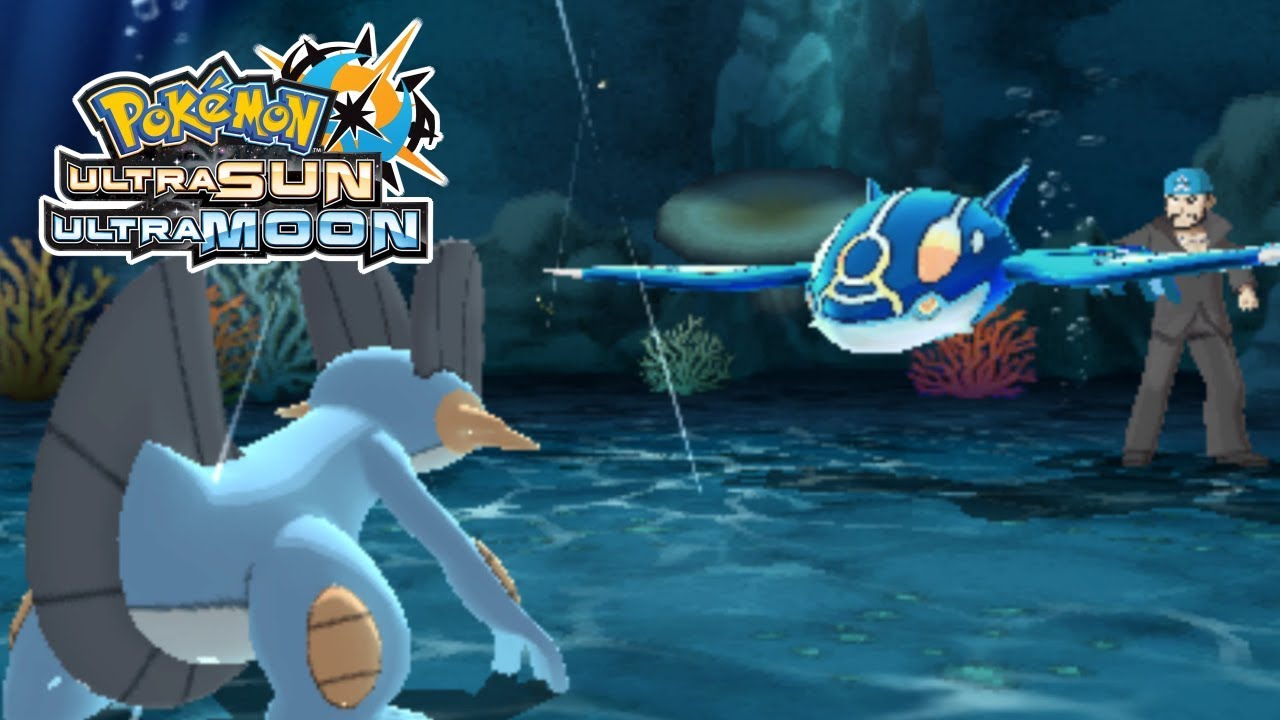 Vs Team Aqua Archie at Seafloor Cavern | Pokemon Ultra Sun and Ultra ...