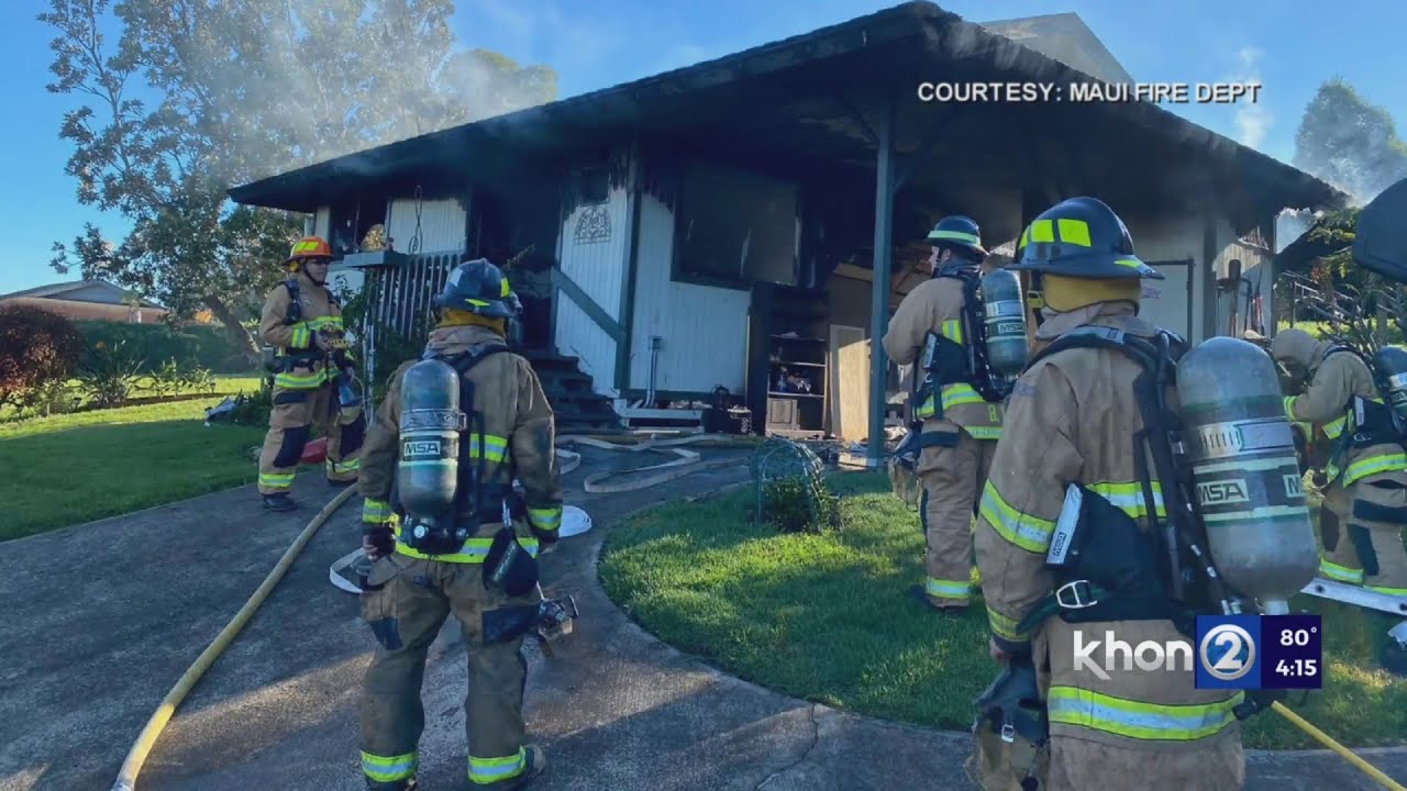 $400,000 in damage from Maui home destroyed in fire - YouTube