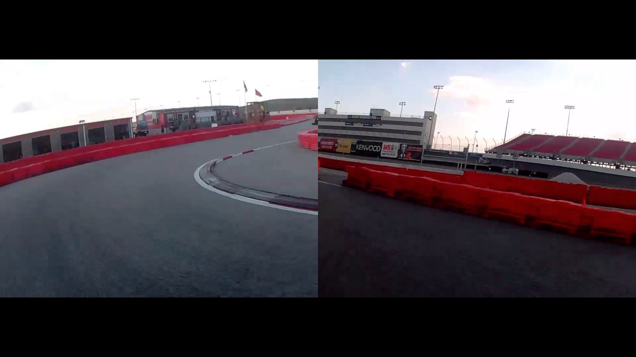 Gateway kartplex big tom backwards track practice - YouTube