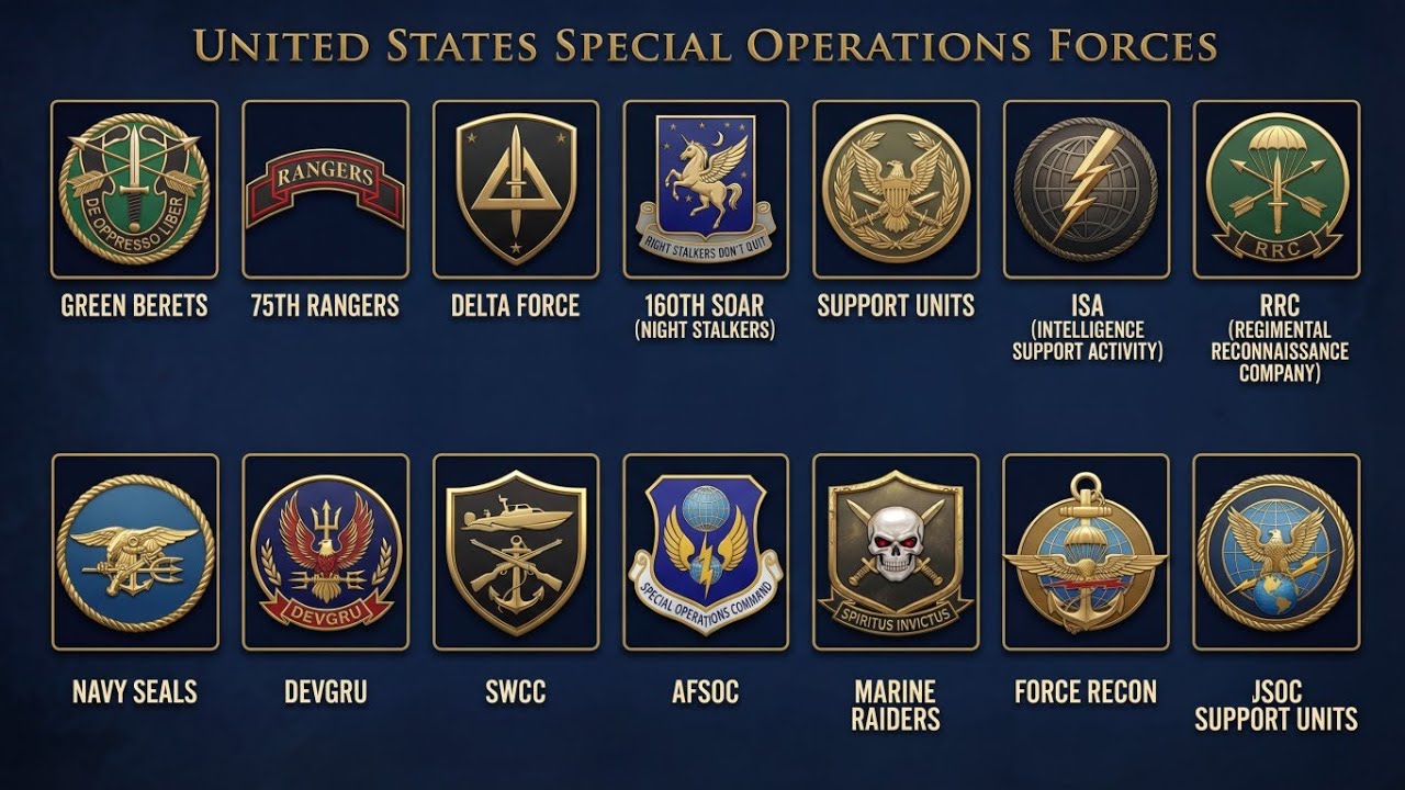All US Special Forces Explained - Green Berets to Delta Force - YouTube