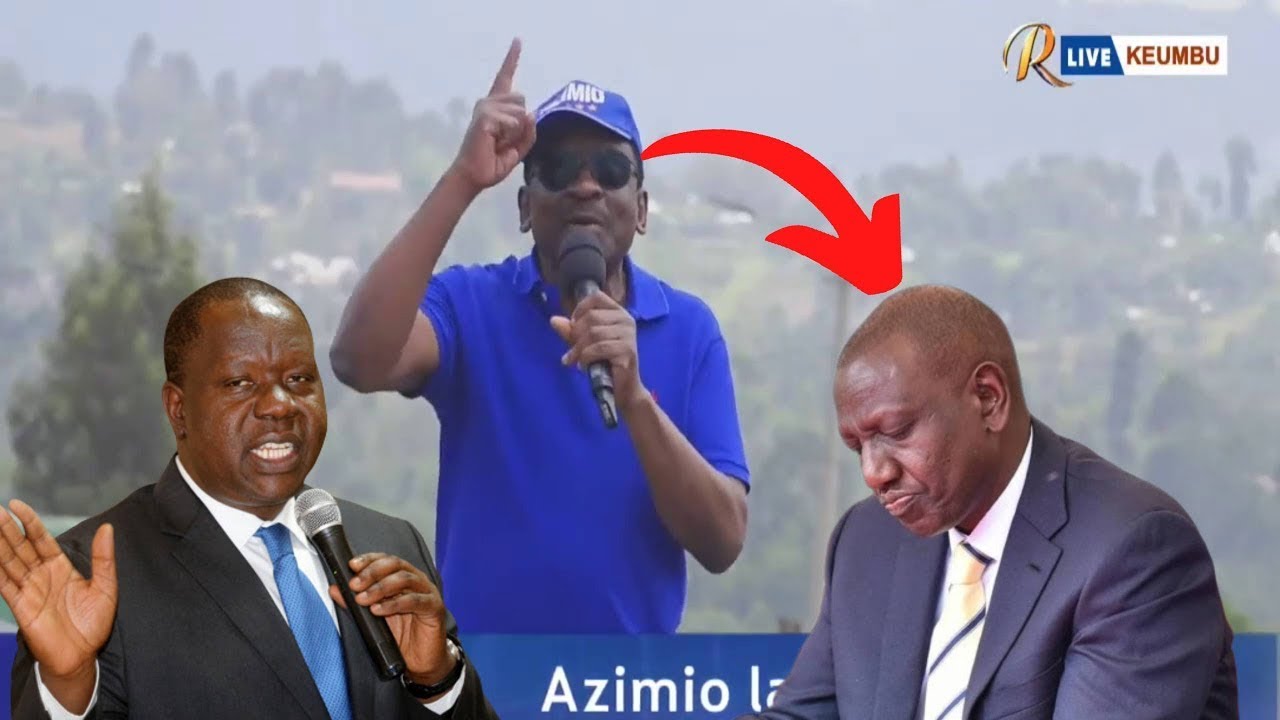 BREAKING NEWS"ANGRY AZIMIO DIEHARD WARNS PRESIDENT RUTO NOT TO STEP IN ...